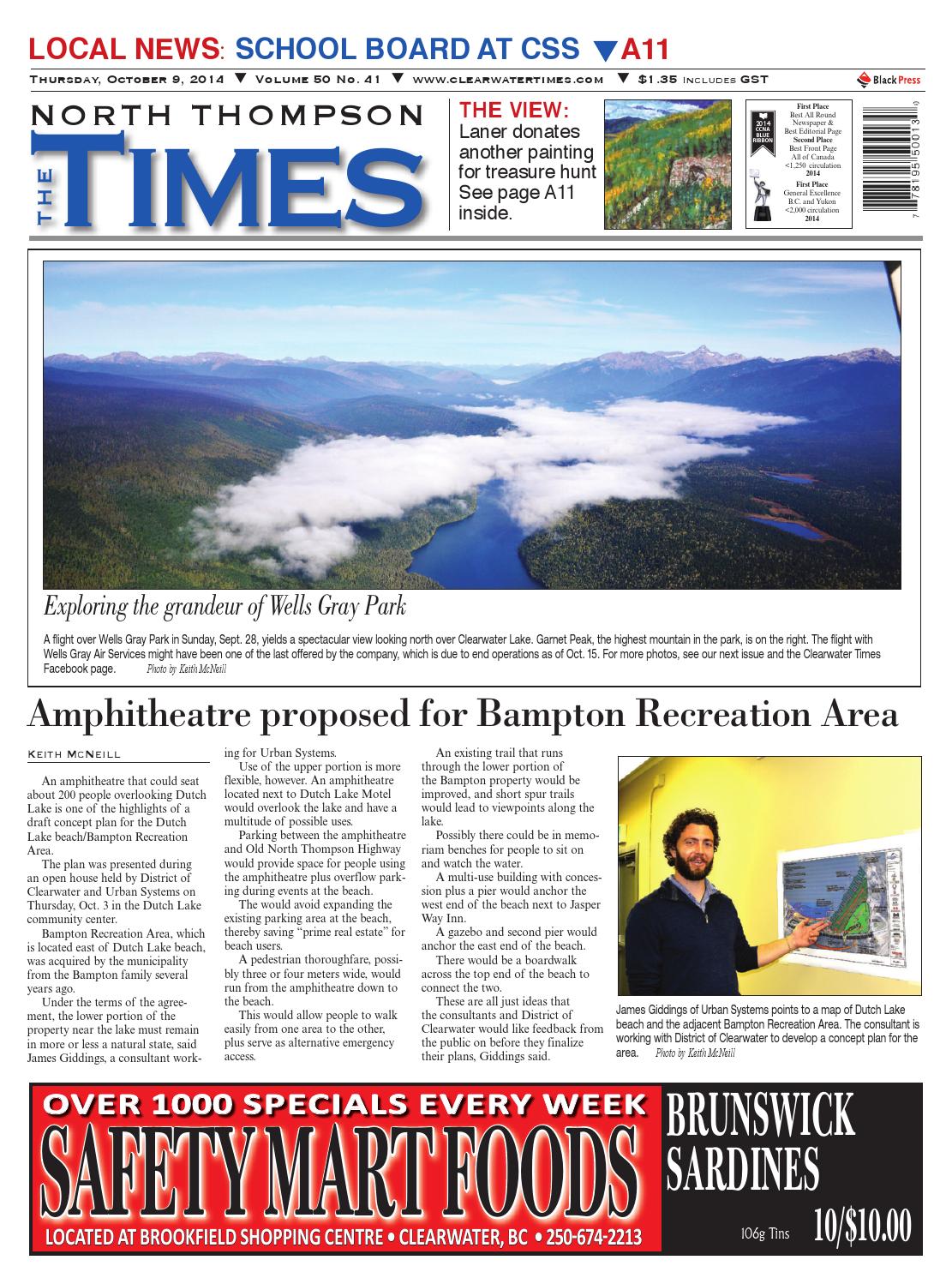 Clearwater Times, October 09, 2014 by Black Press Media Group - Issuu