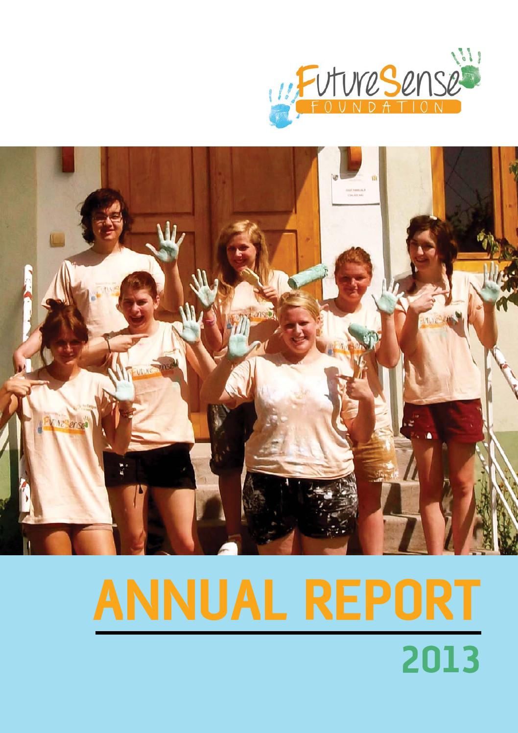 FSF Annual Report 2013 by FutureSense Foundation - Issuu