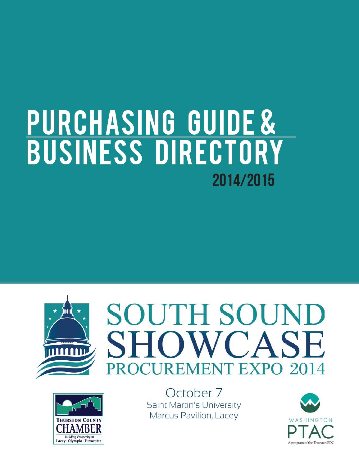 Purchasing Guide & Business Directory by Thurston County Chamber of ...
