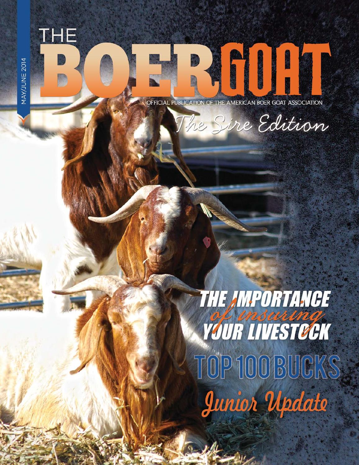 The Boer Goat - May/June 2014 by American Boer Goat Association - Issuu