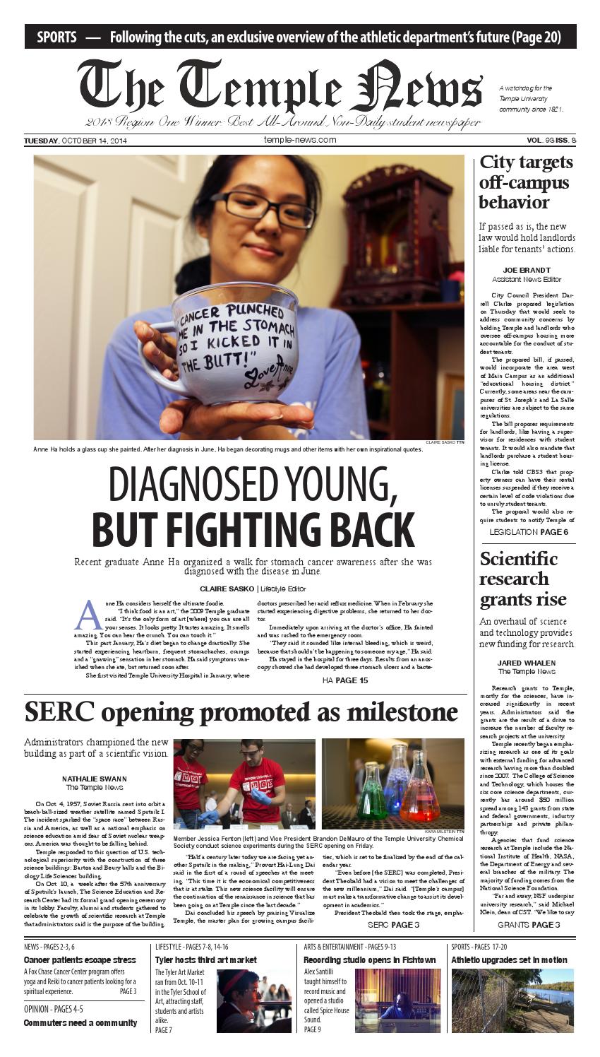 Volume 93 Issue 8 by The Temple News - Issuu