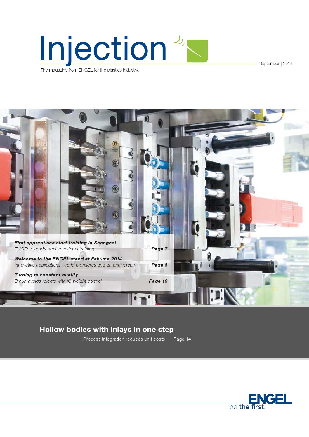 Engel injection magazine September 2014 by Tim Fastnedge - Issuu