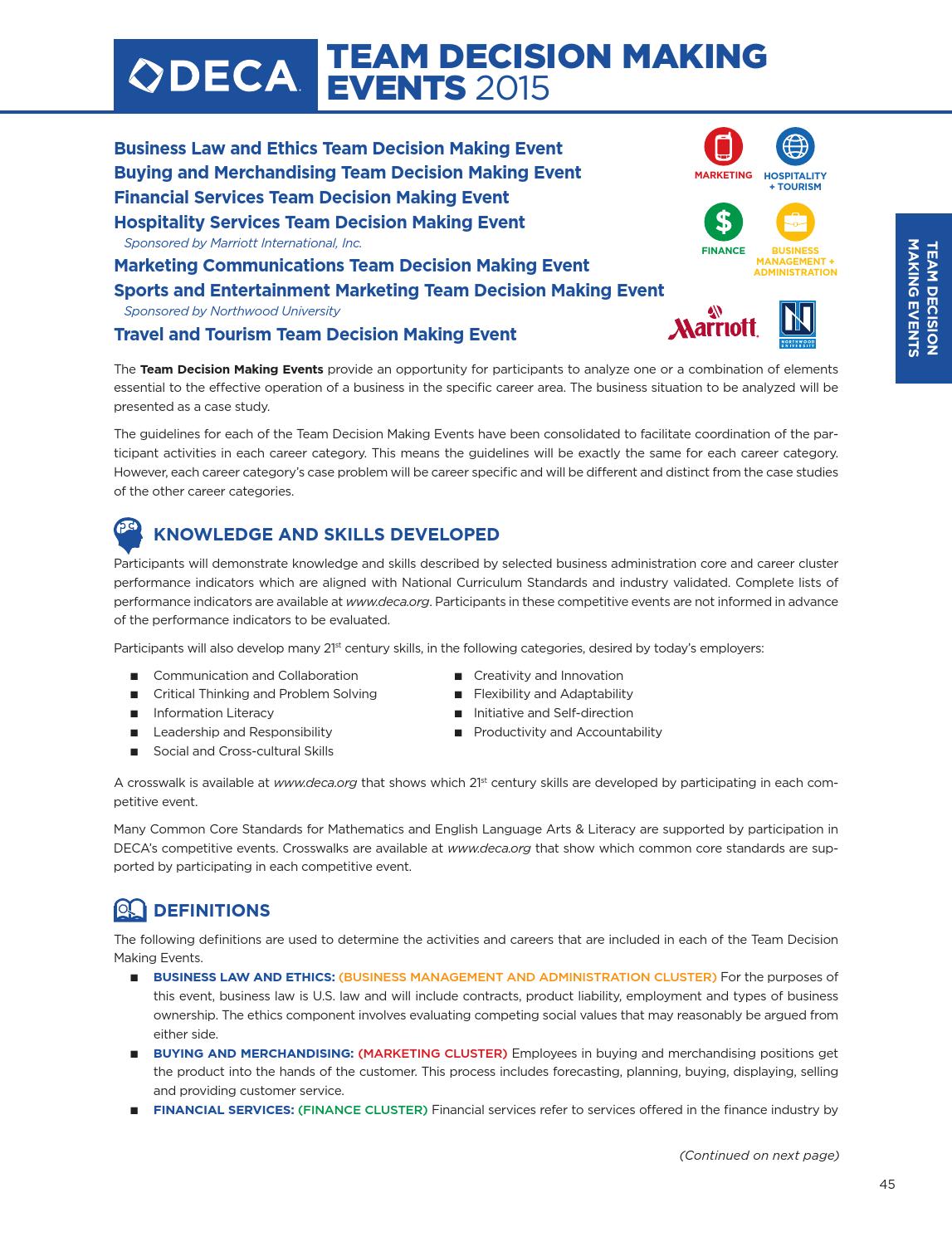 DECA Guide 2014–15 by DECA Inc. - Issuu