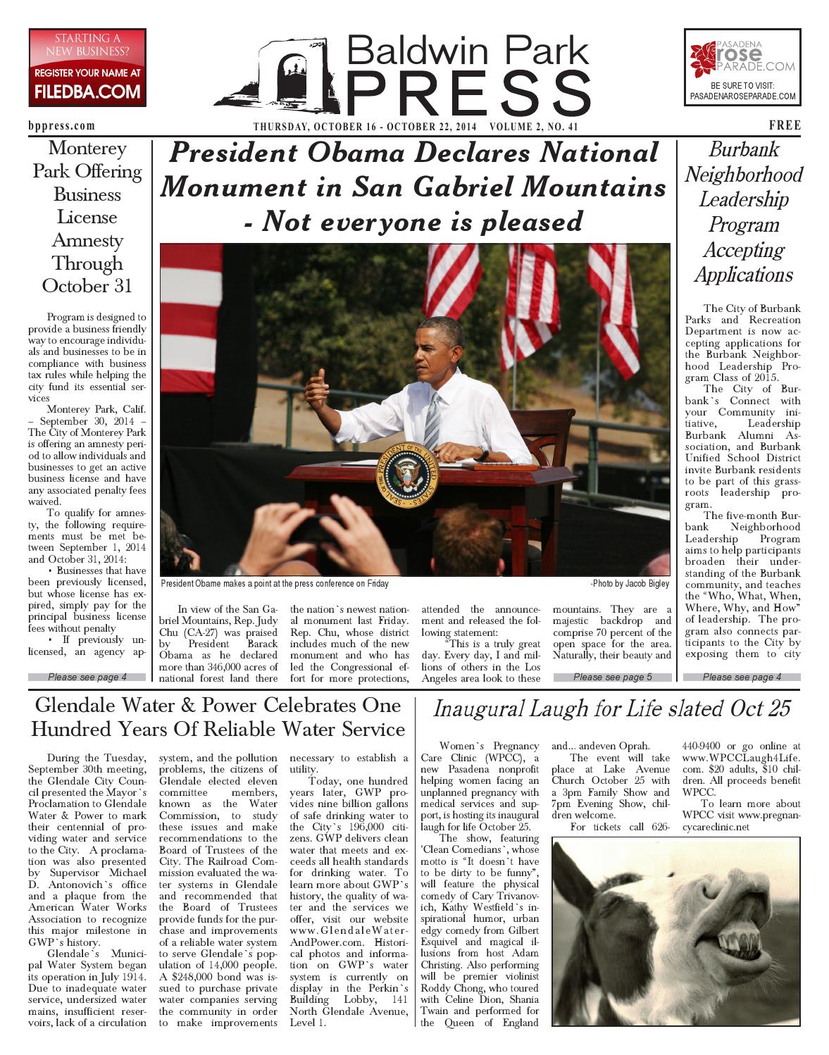 2014 10 16 hlr thursday baldwin park press revised by Beacon Media News ...