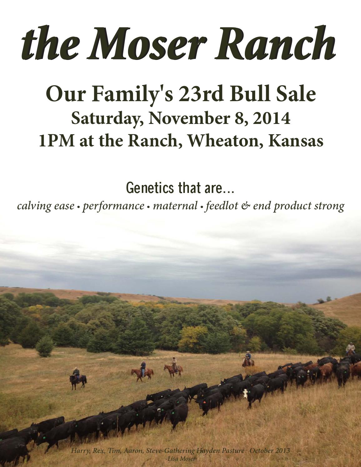 The Moser Ranch - 23rd Annual Bull Sale by LivestockDirect - Issuu