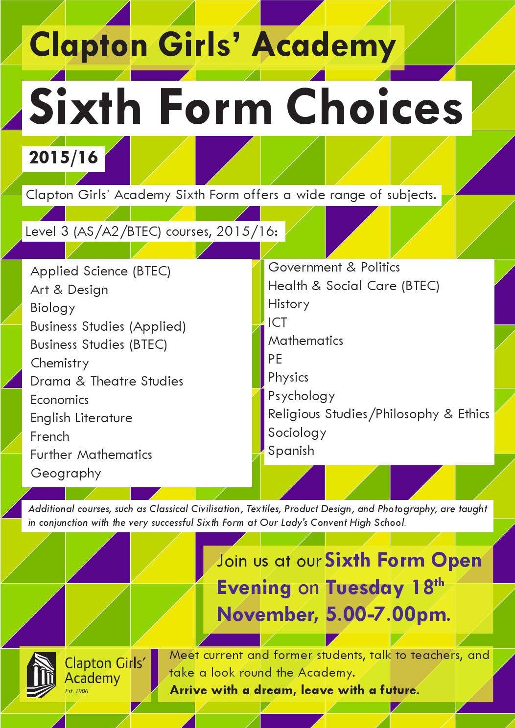 Sixth Form Choices by Madeleine Stottor - Issuu