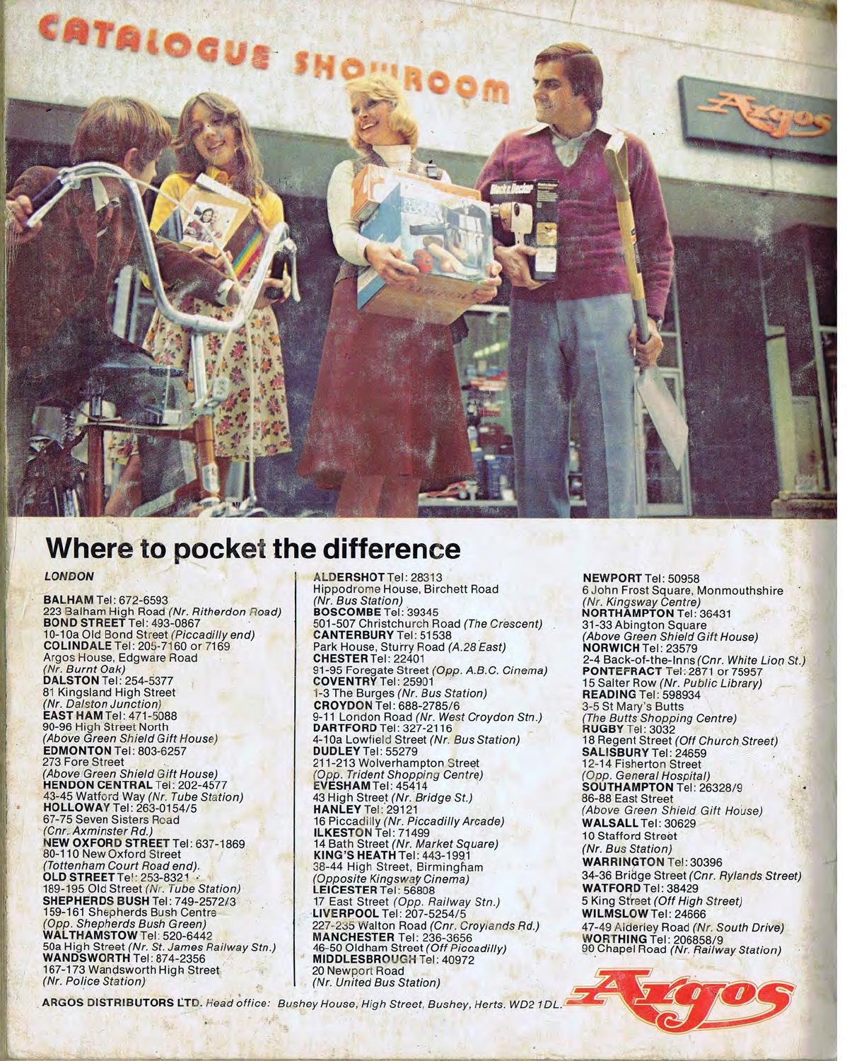 Argos No.05 1976 Spring/Summer by Retromash - Issuu