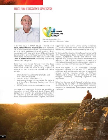 The Invest Belize Magazine Vol. 3 by McNab Visual Strategies Ltd. - Issuu