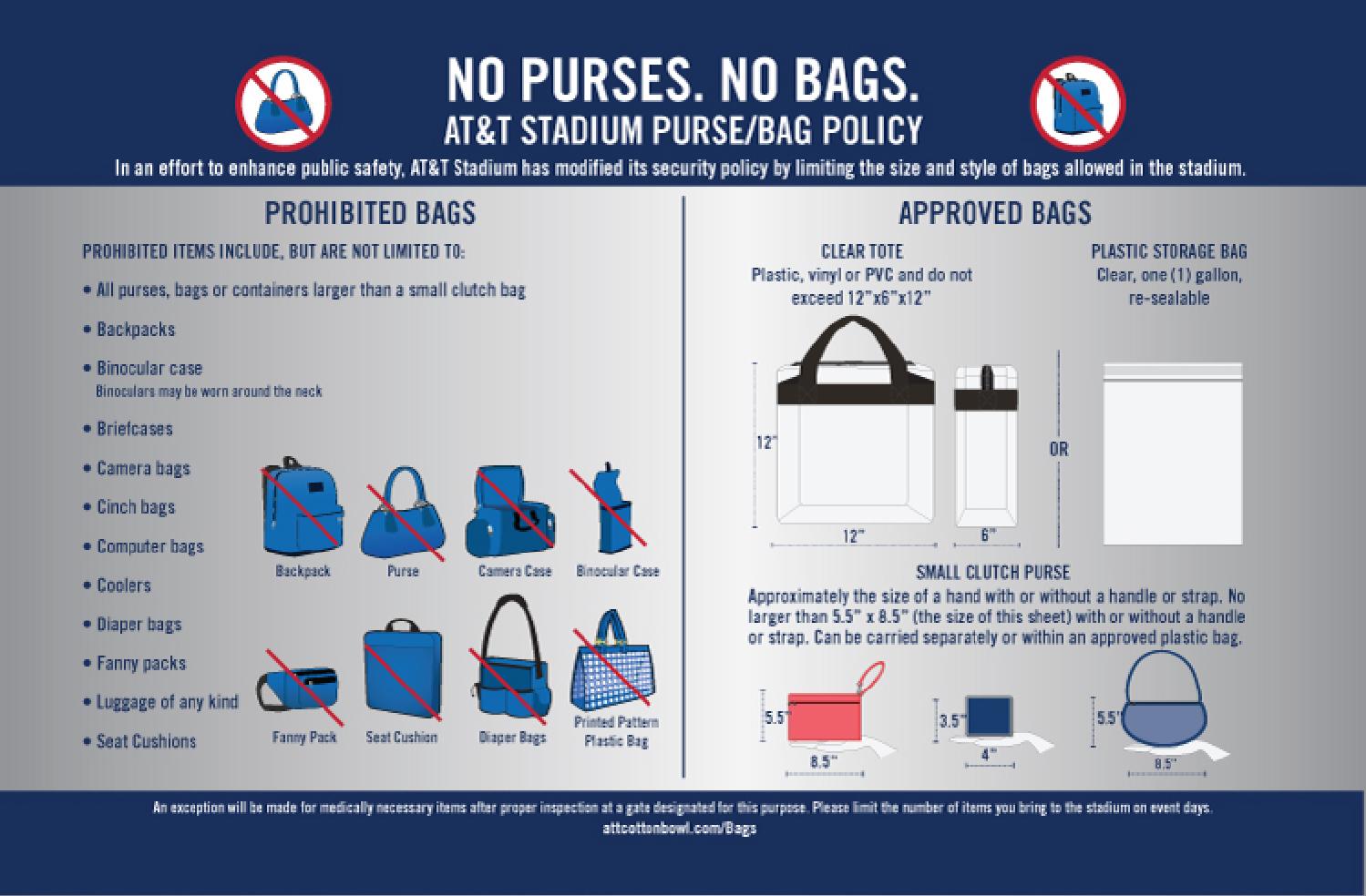 AT T Stadium Bag Policy By Texas Tech Athletics Issuu AT T Stadium Bag Policy By Texas Tech Athletics Issuu