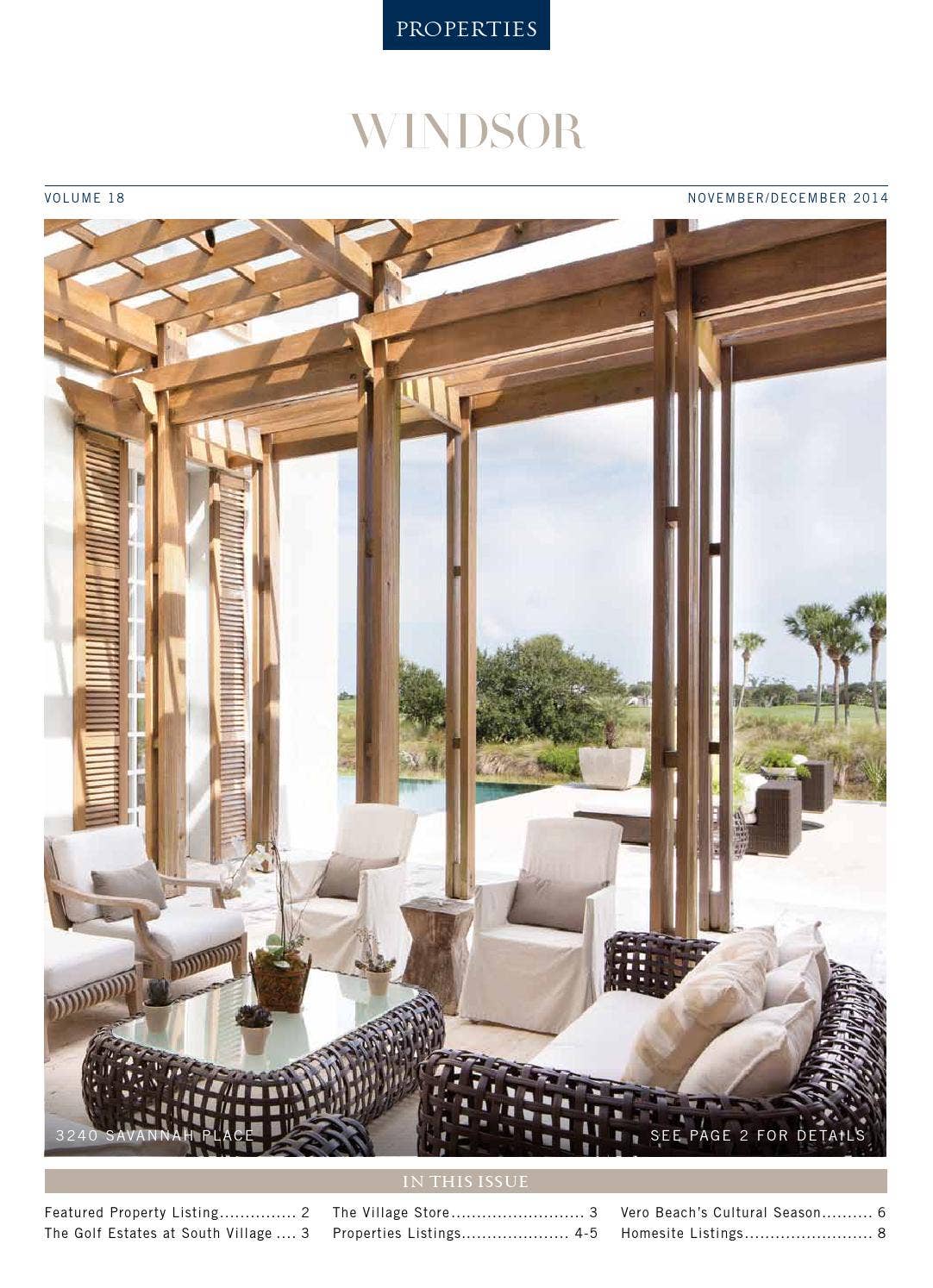 Windsor Properties Newsletter November-December 2014 by Windsor ...