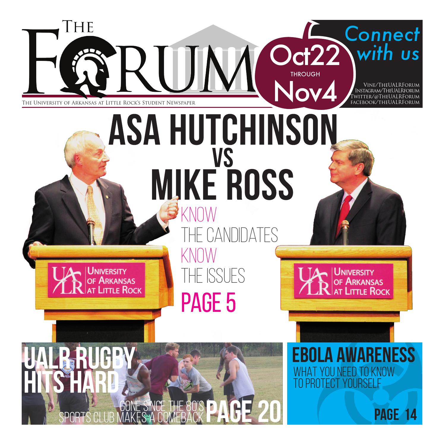 The UALR Forum: October 22 Edition by UALR Forum - Issuu