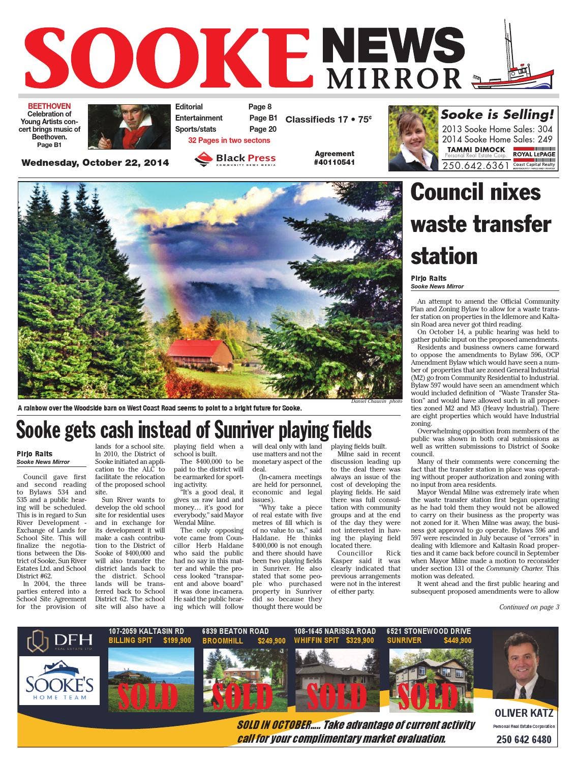 Sooke News Mirror, October 22, 2014 by Black Press Media Group - Issuu