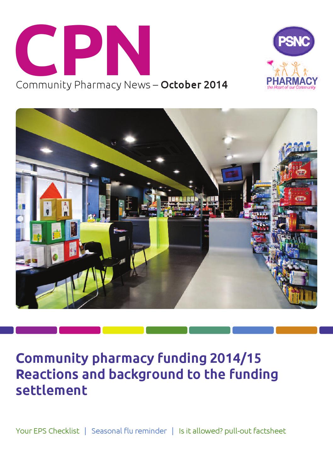 October 2014 CPN by Community Pharmacy England - Issuu