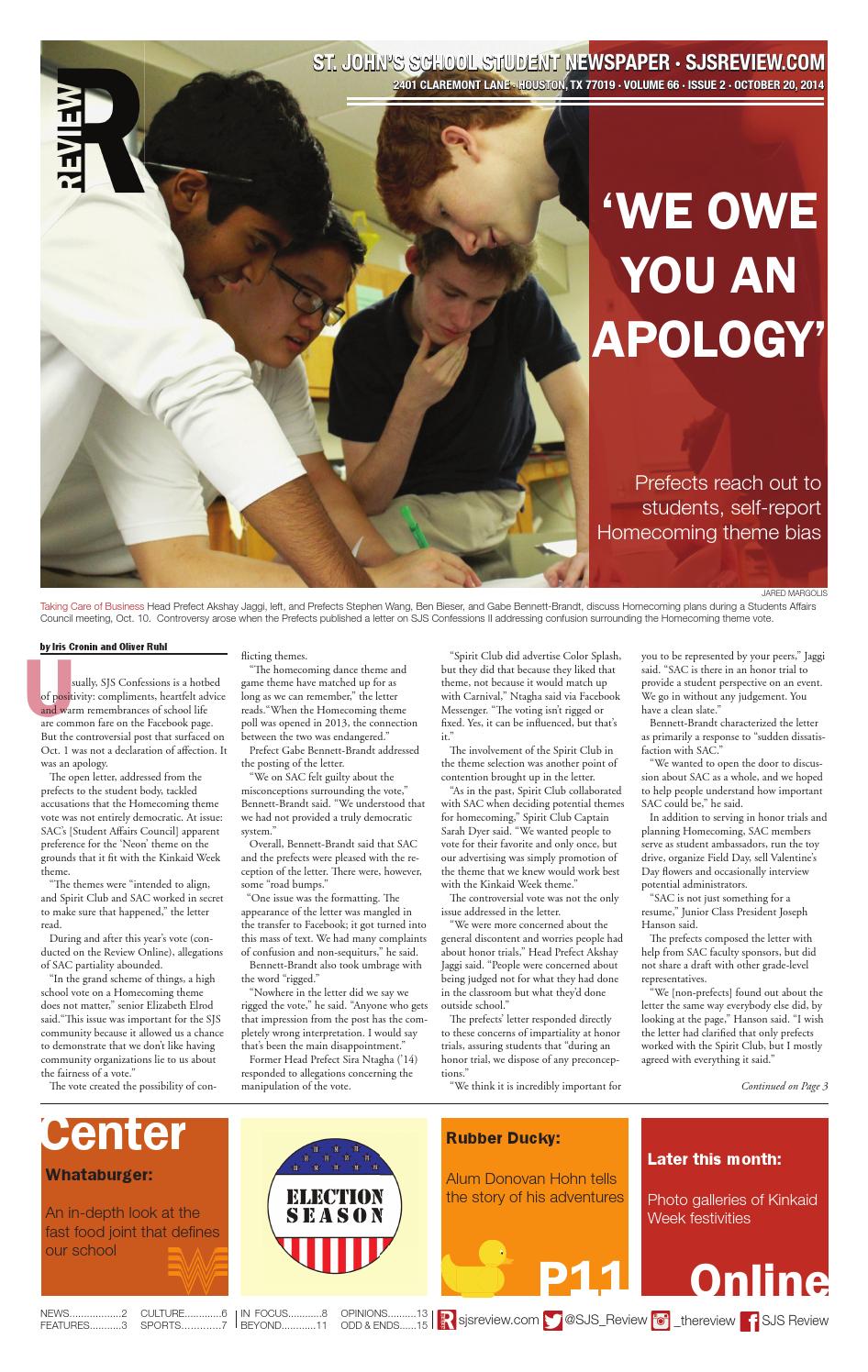 The Review: October 2014 by The Review - Issuu