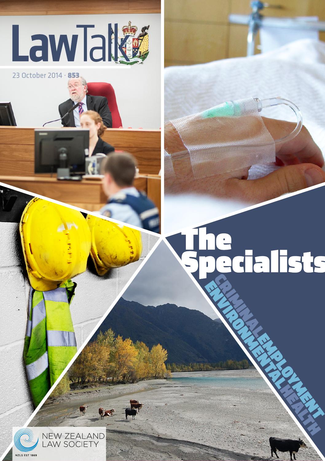 LawTalk 853 by New Zealand Law Society - Issuu