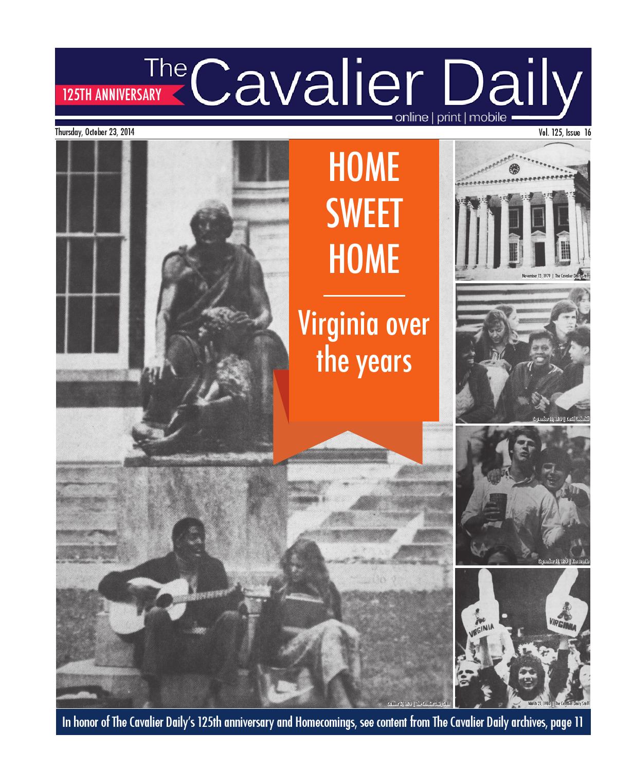 Thursday, October 23, 2014 by The Cavalier Daily - Issuu