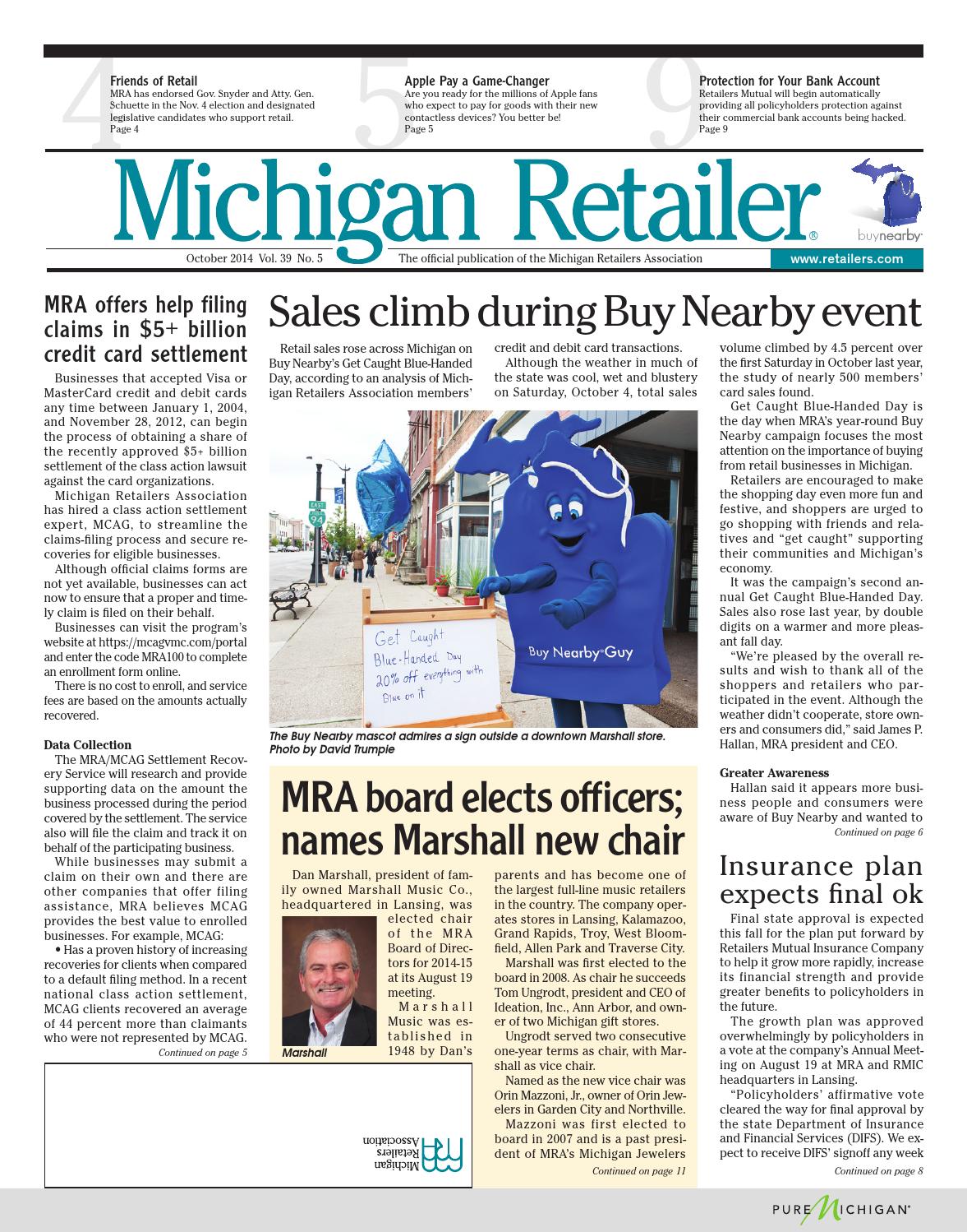 October 14 Michigan Retailer by Michigan Retailers Association - Issuu
