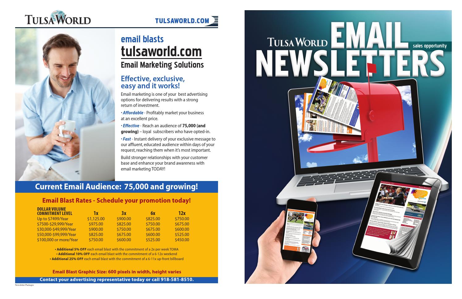 Email Newsletter Rates by Tulsa World - Issuu