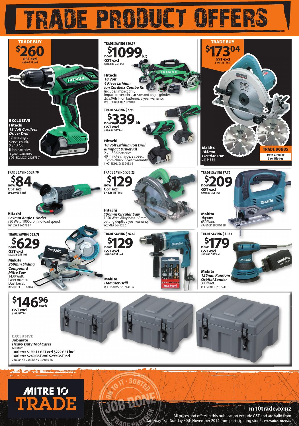 Mitre 10 Trade Offers - November 2014 by Mitre 10 Trade - Issuu