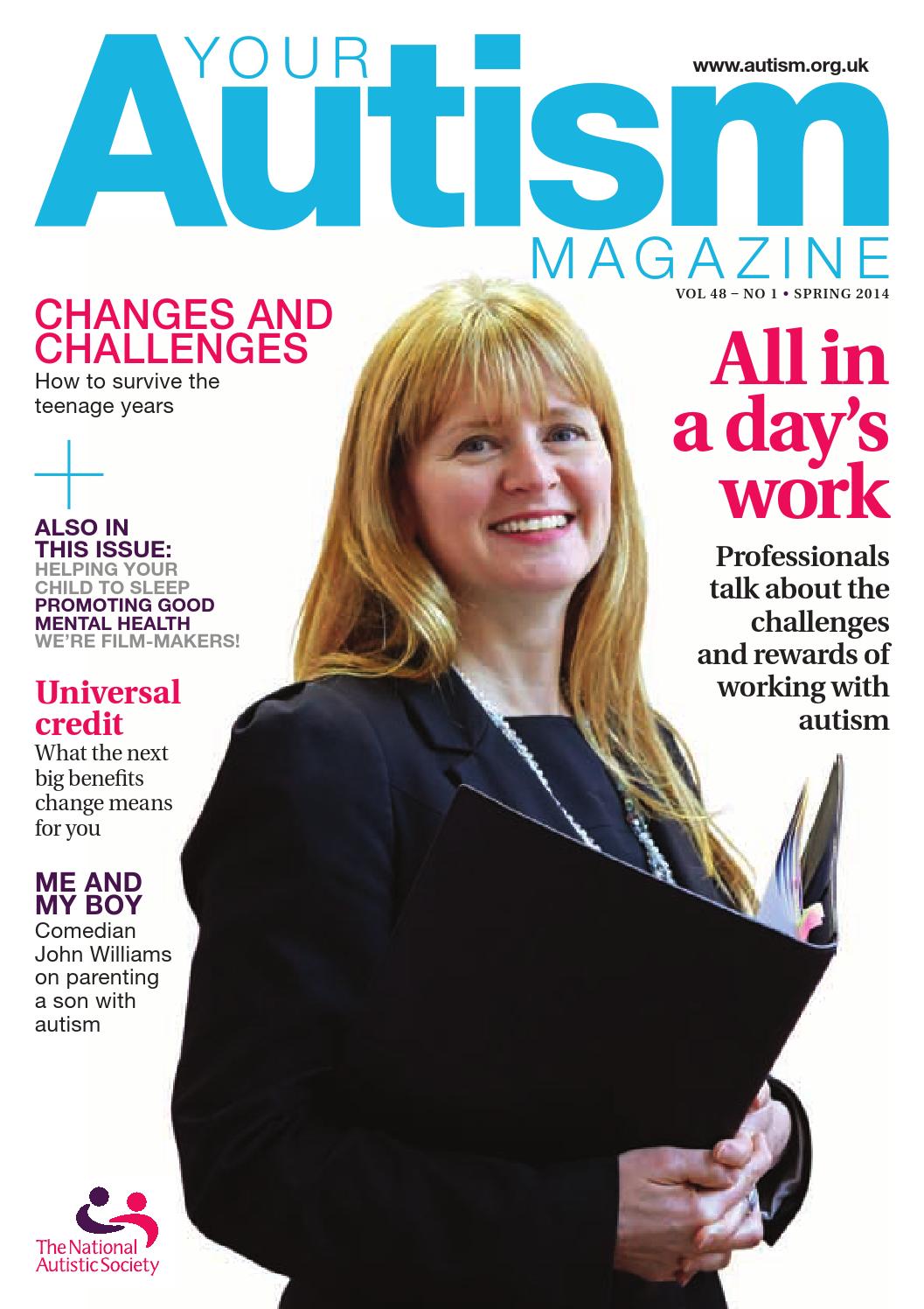 Your Autism Magazine Issue Spring 2014 by The National Autistic Society ...