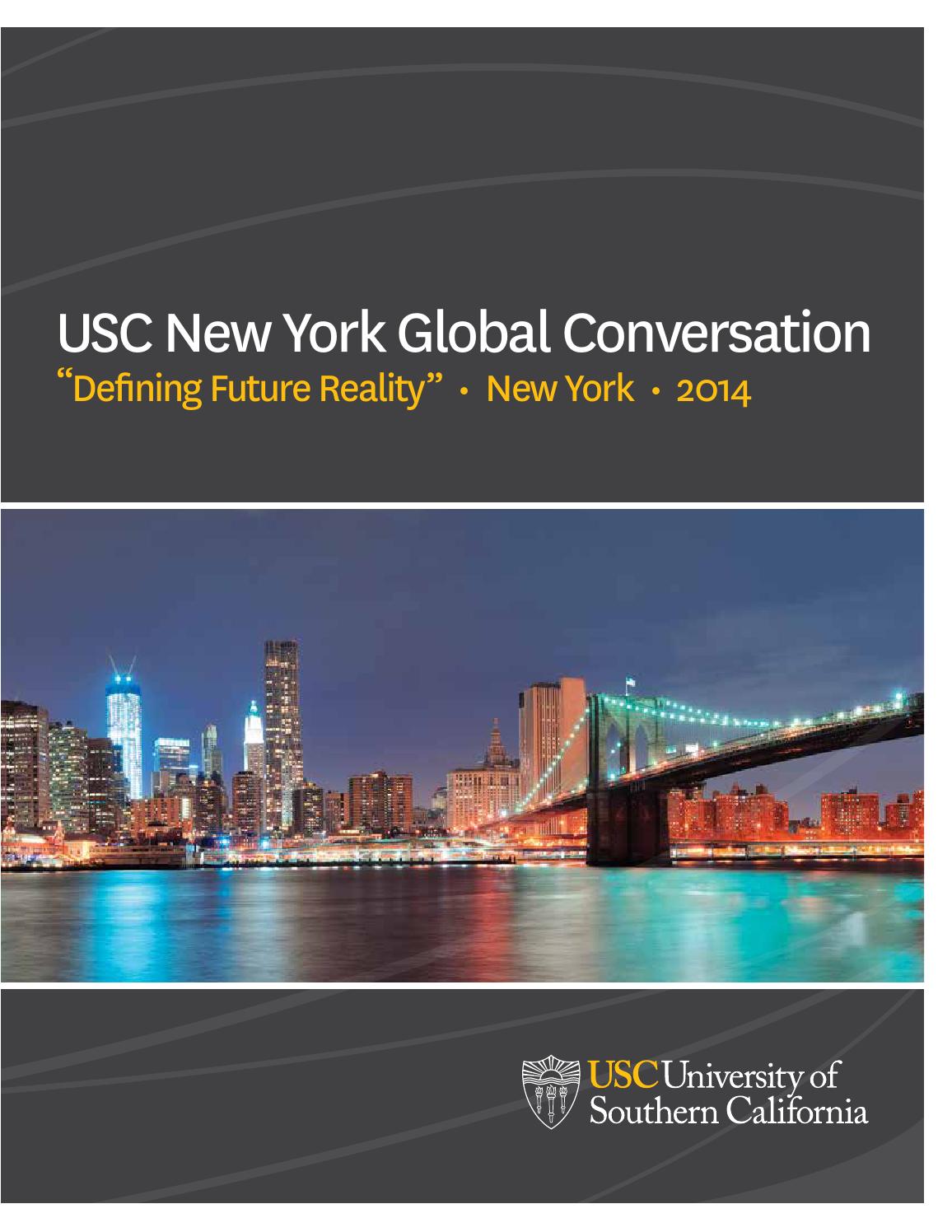 USC Global Conversation 2014 by University of Southern California - Issuu
