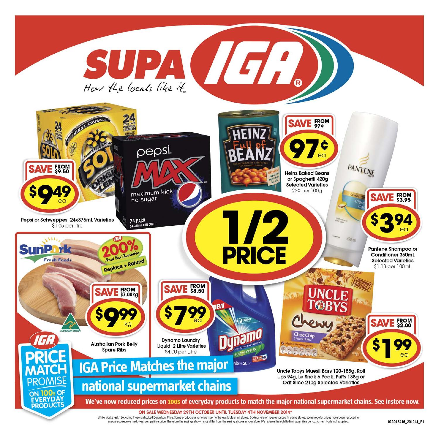 Supa IGA Catalogue 29 Oct - 4 Nov 2014 by Echo Publications - Issuu