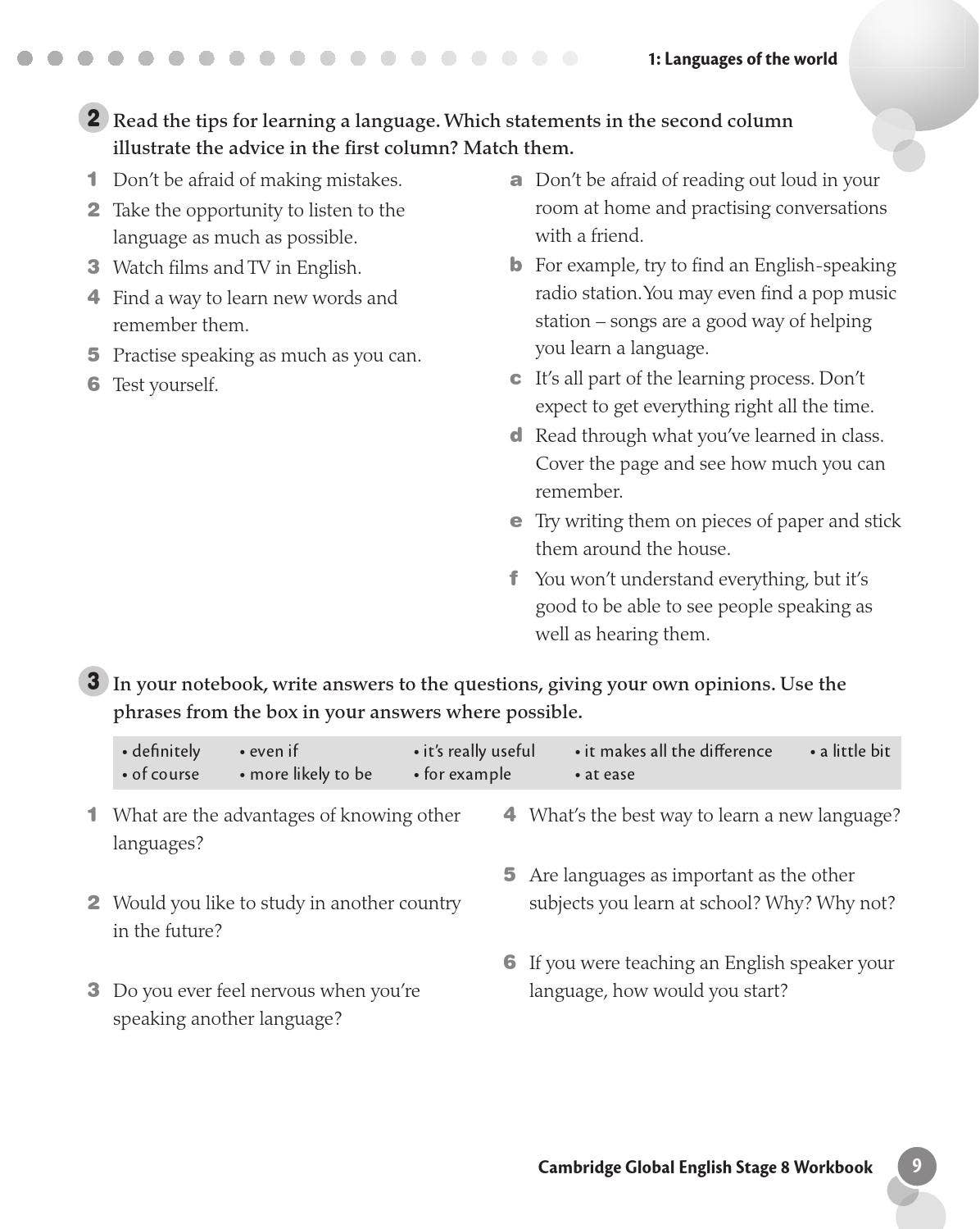 Preview Cambridge Global English Workbook 8 by Cambridge International ...