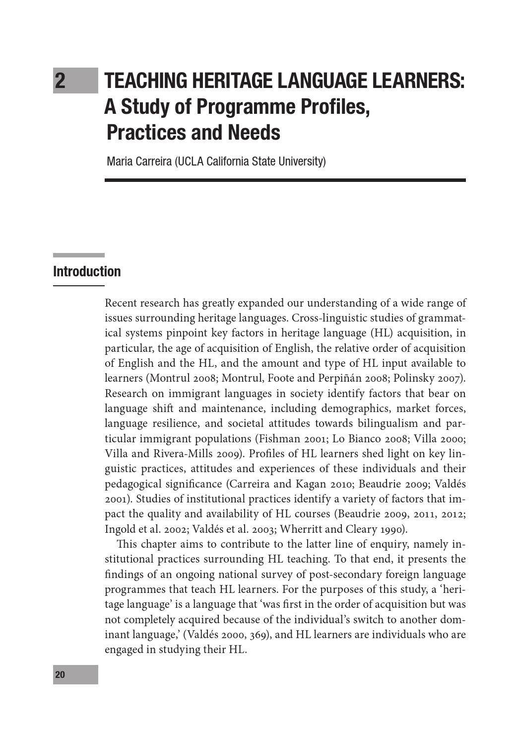 Preview Rethinking Heritage Language Education by Cambridge ...
