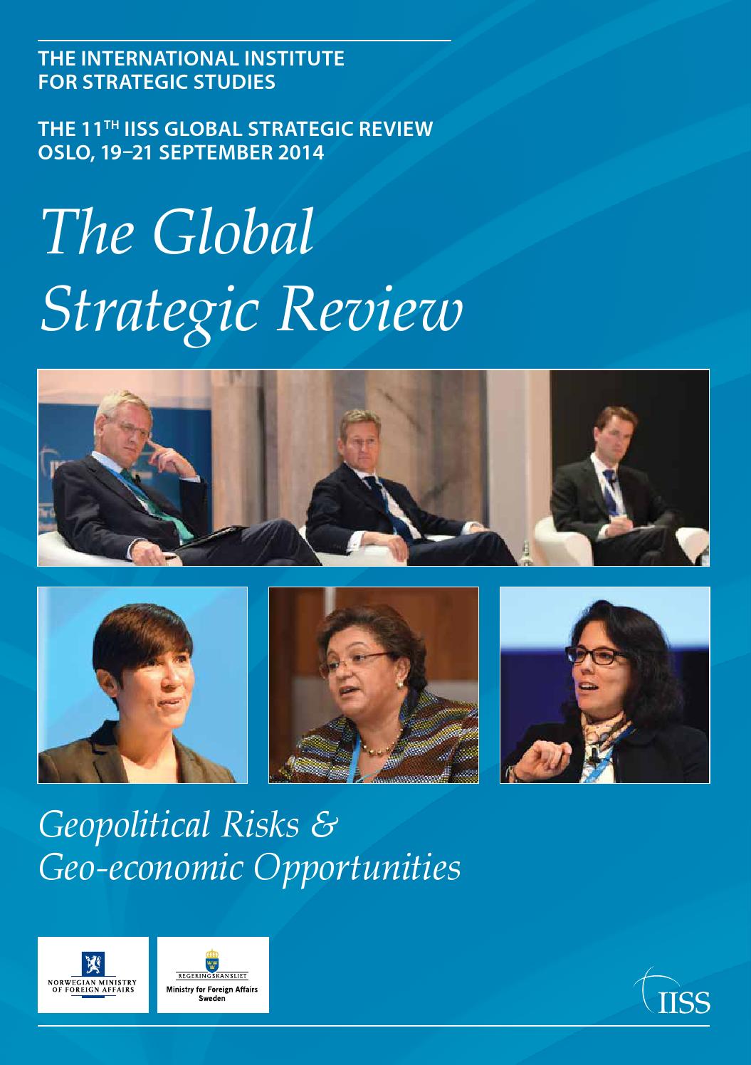 Global Strategic Review 2014 by International Institute for Strategic ...