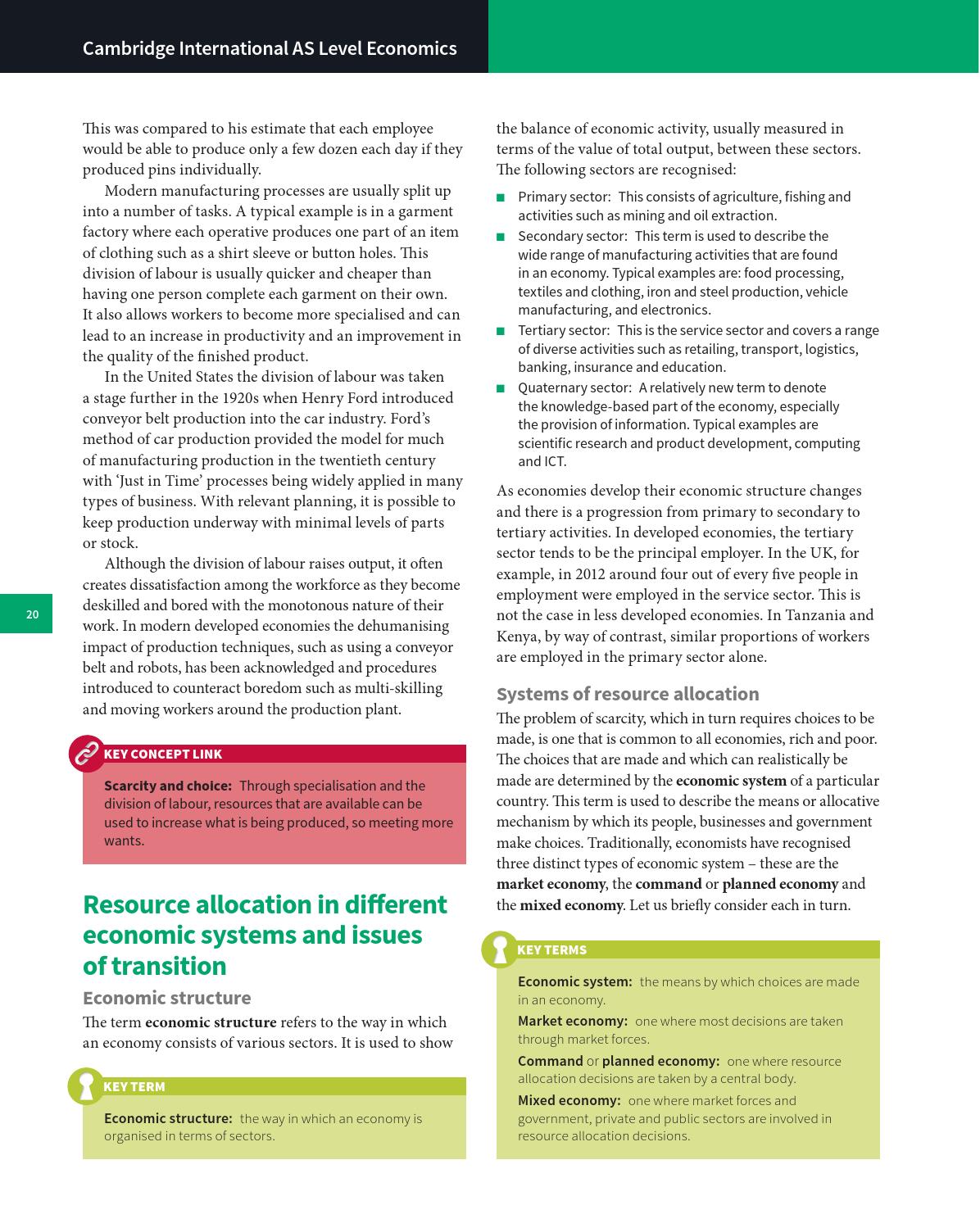 Preview Cambridge International AS and A Level Economics Coursebook ...