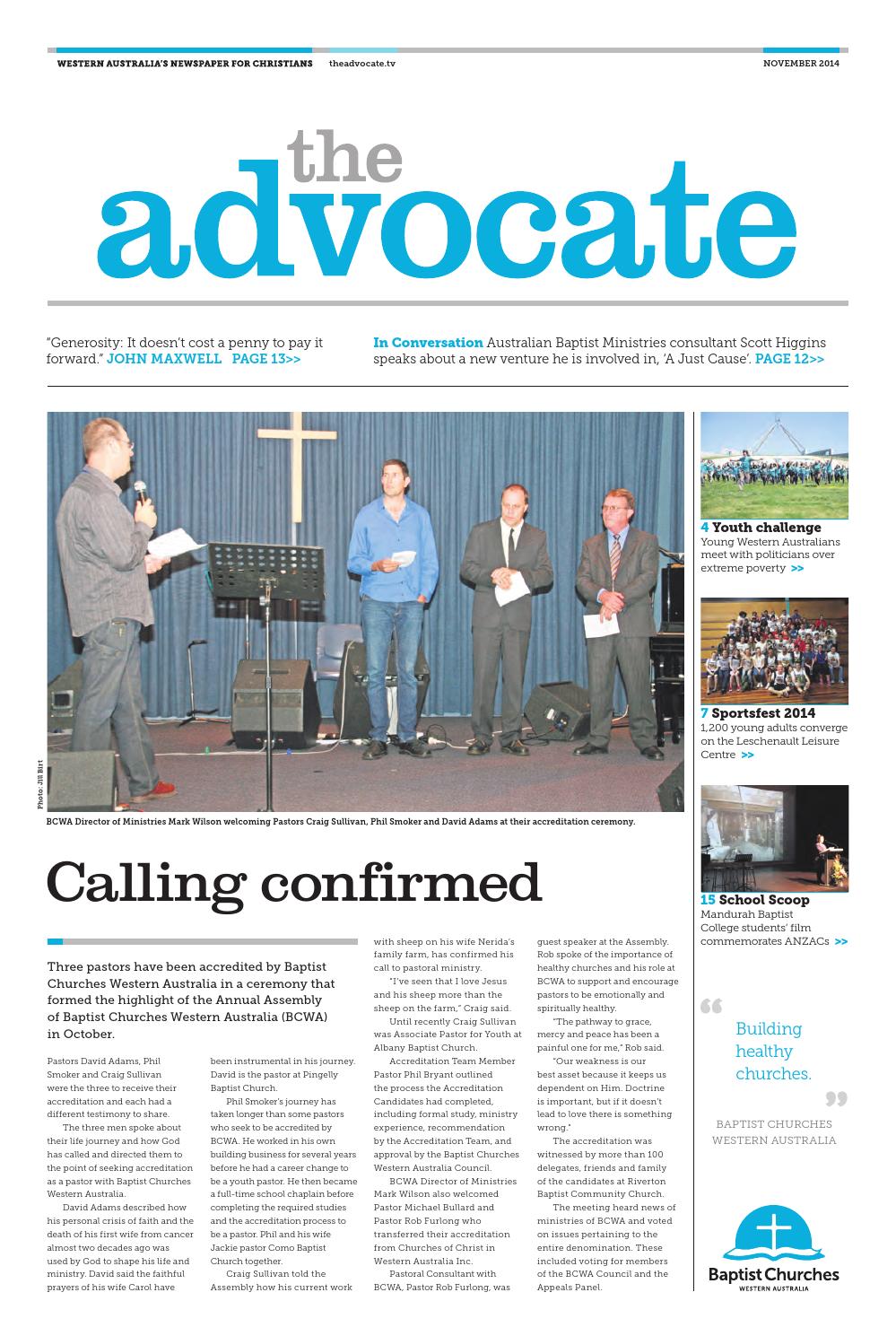 The Advocate November 2014 by imageseven - Issuu
