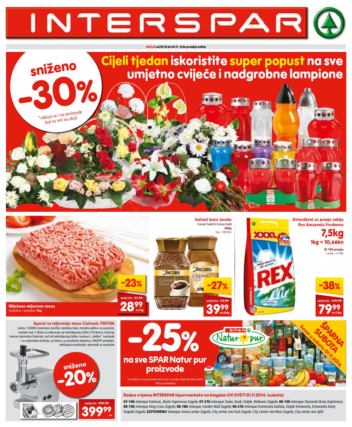 Interspar katalog supermarket od 29 10 - 04 11 2014 by Catalog.hr - Issuu