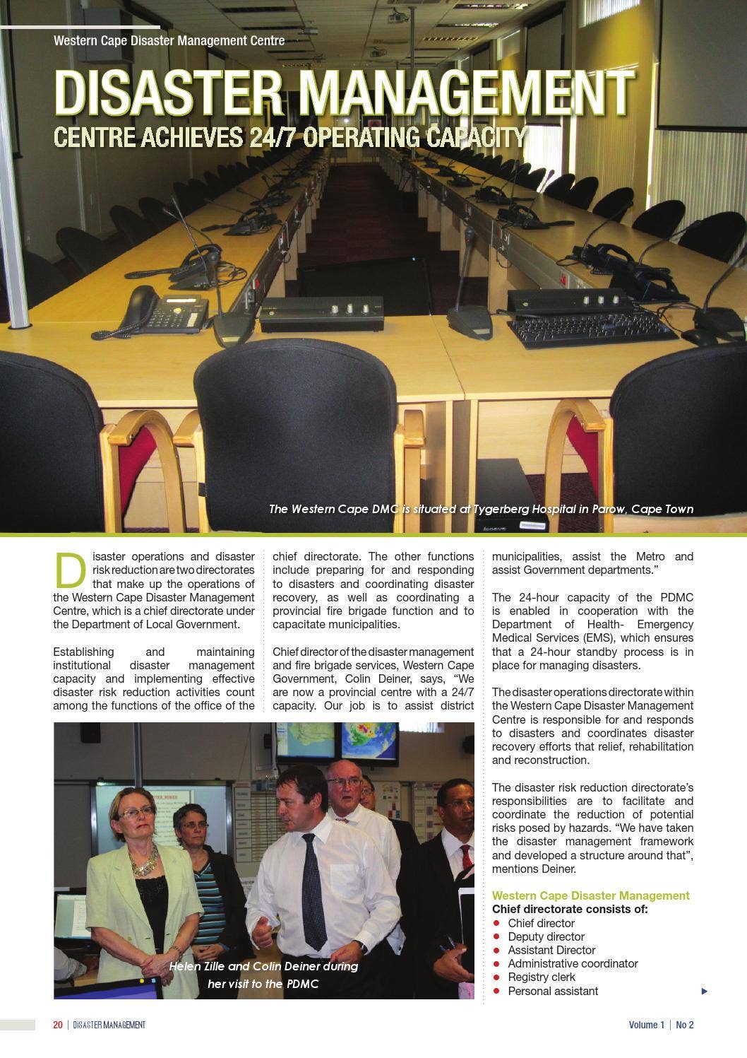 Disaster Management Journal Vol 1 No 2 by Fire and Rescue International ...