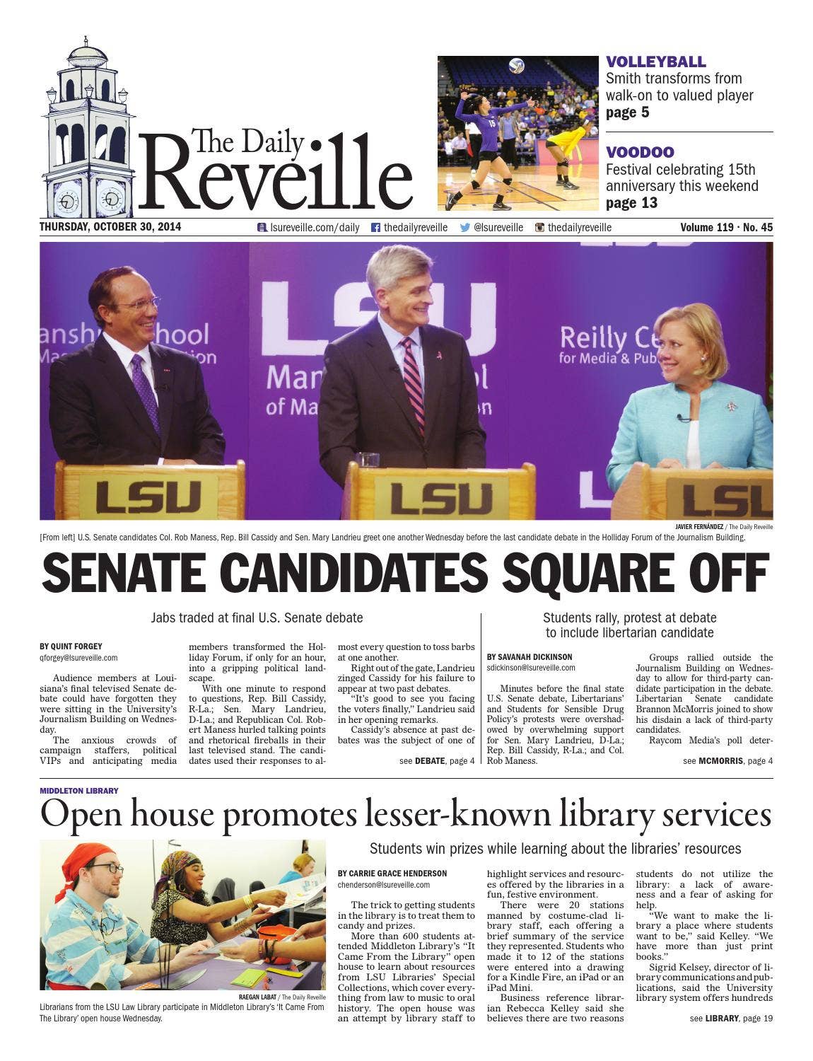 The Daily Reveille - October 30, 2014 by Reveille - Issuu