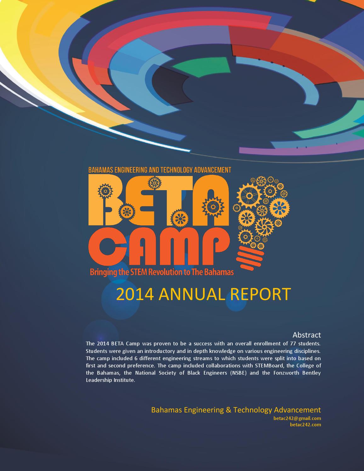 2014 BETA Camp Annual Report by BETA Camp - Issuu