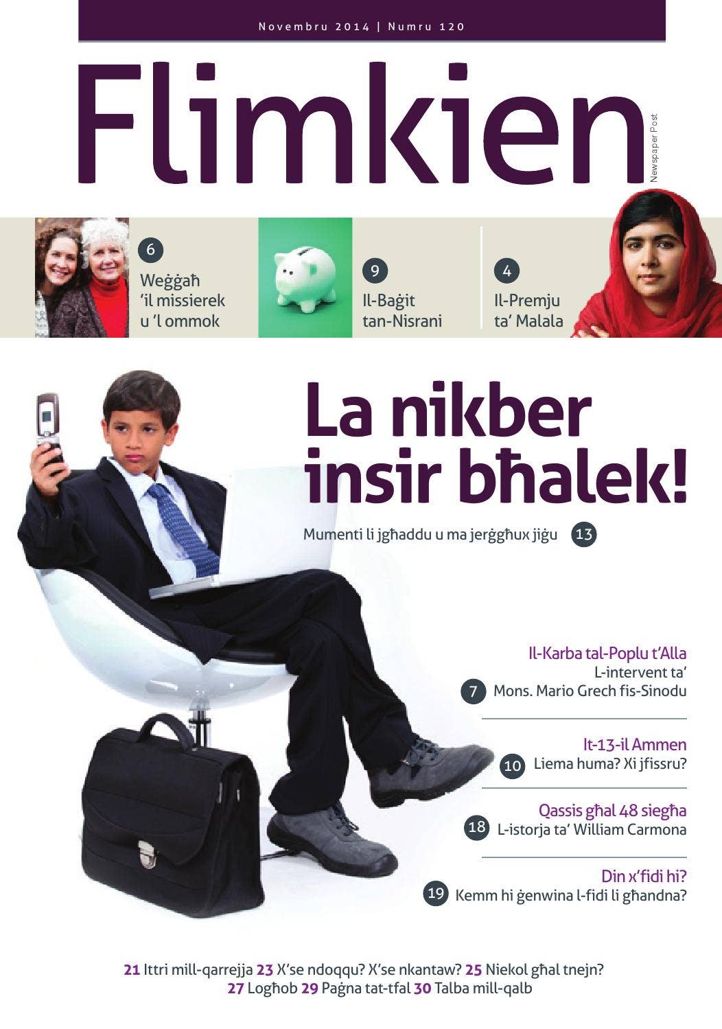 Flimkien Novembru 2014 by Archdiocese of Malta - Issuu