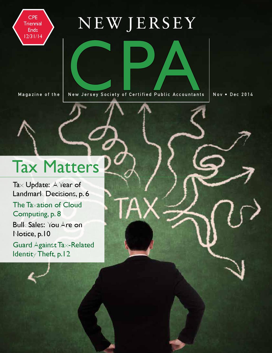 New Jersey CPA - November/December 2015 by New Jersey Society of CPAs ...
