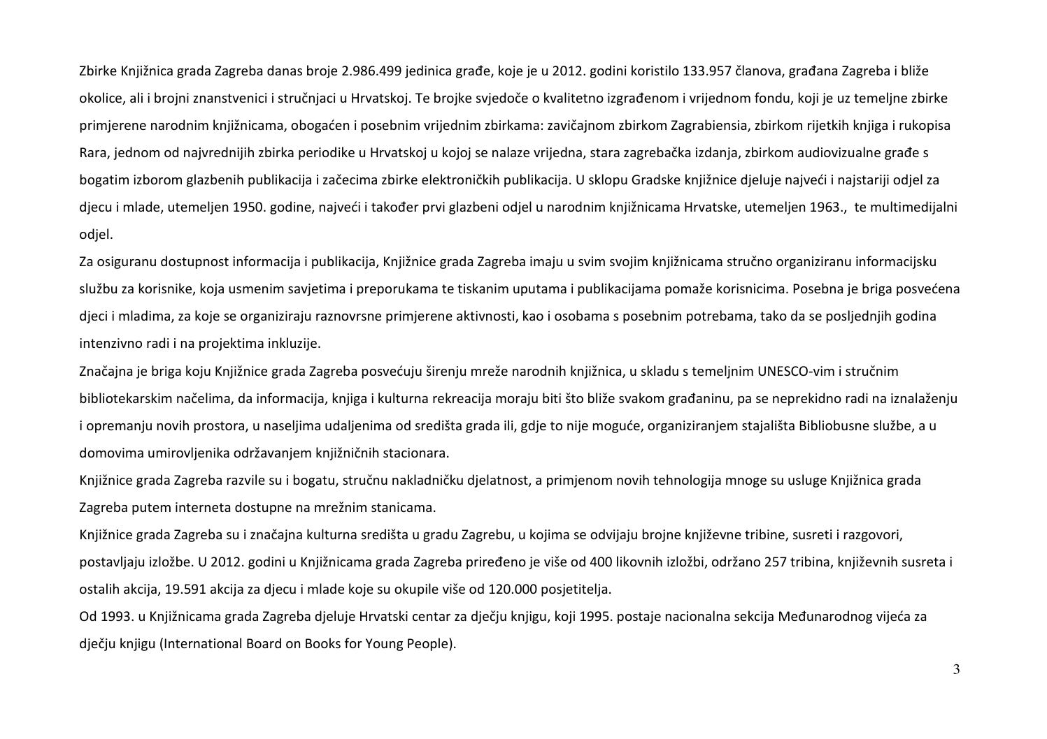 Strateški plan Knjižnica grada Zagreba 2014. - 2020. by Knjižnice grada ...