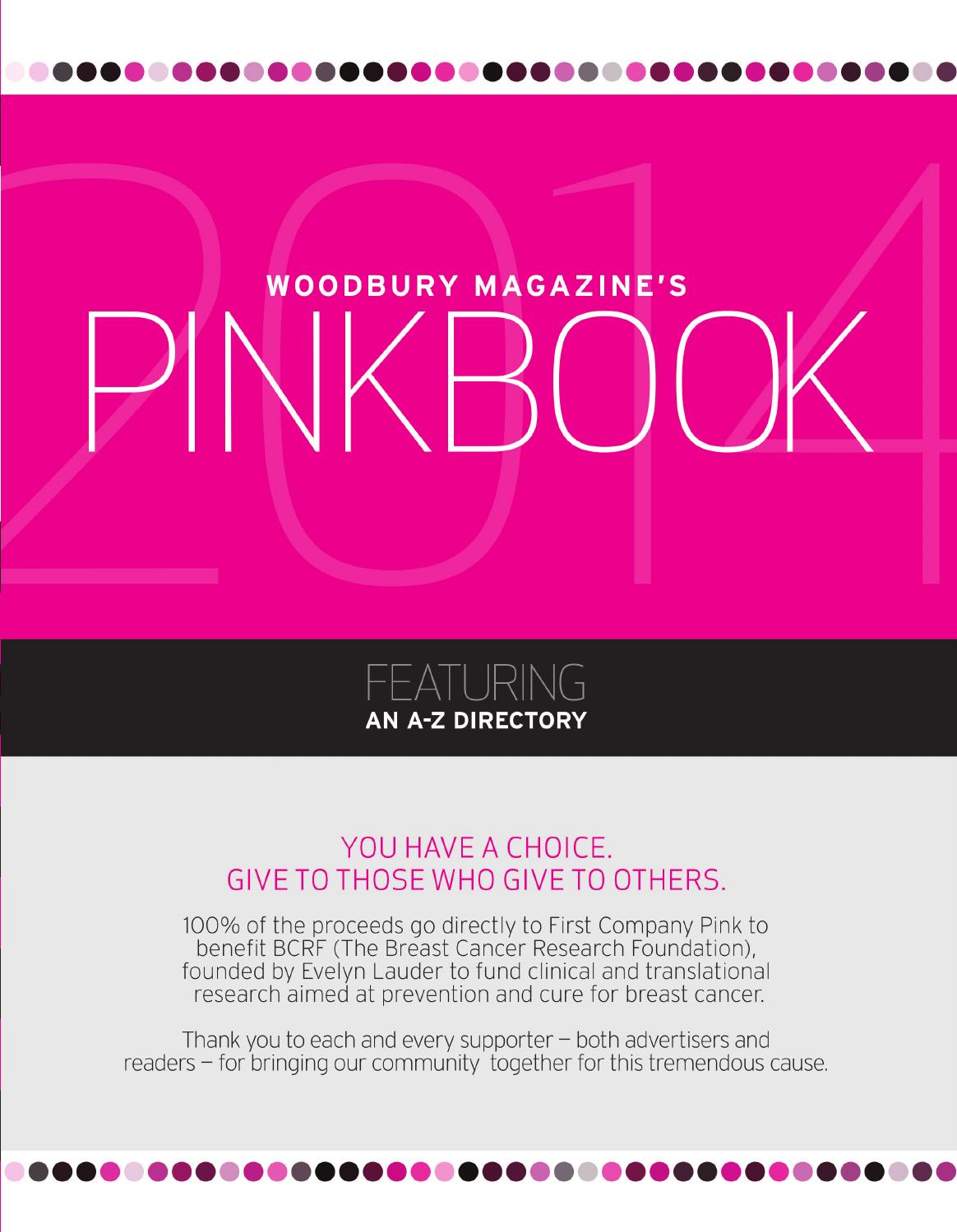PINK BOOK 2014 by Woodbury Magazine - Issuu