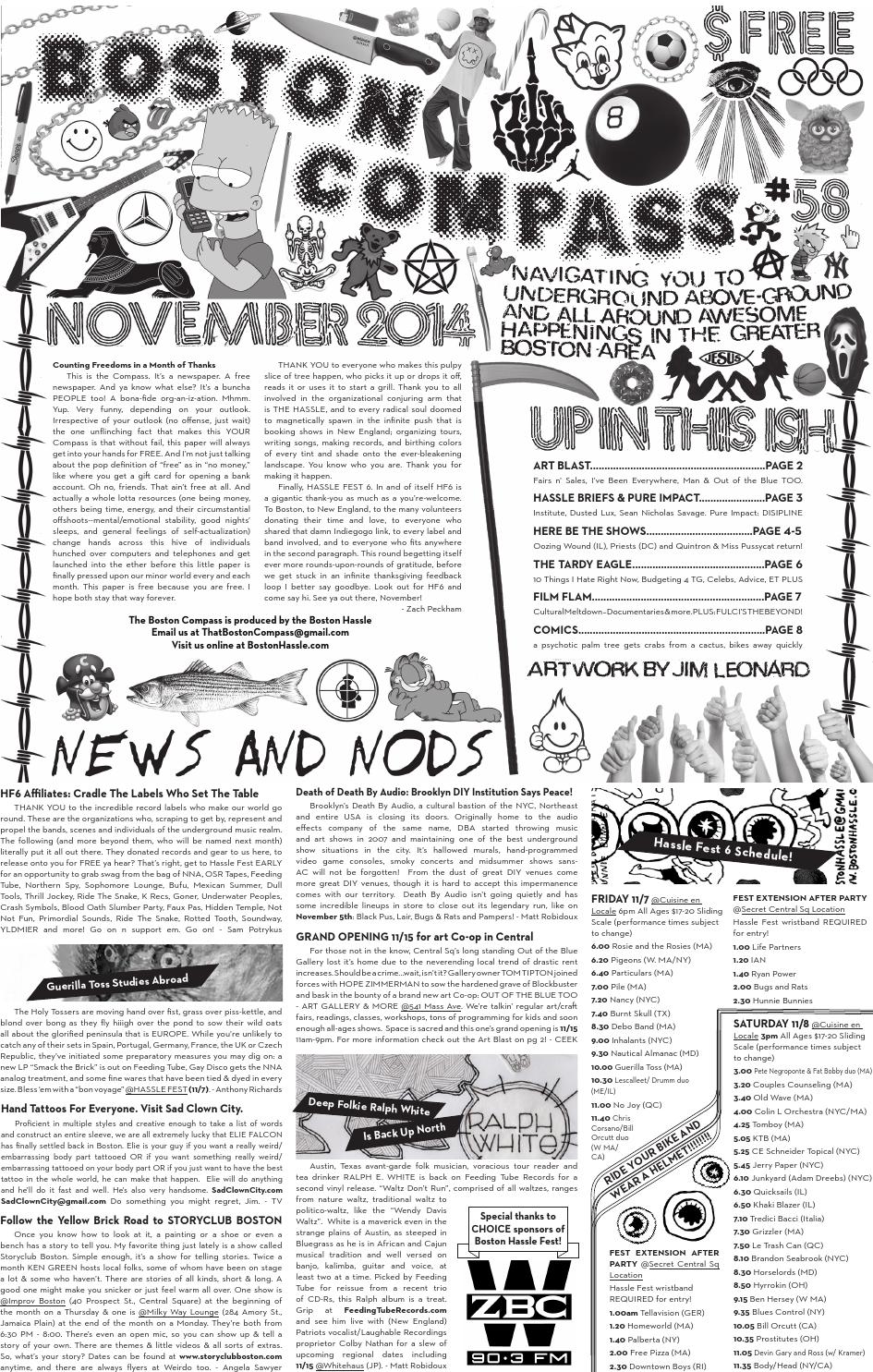 Compass #58 November 2014 by Boston Compass Newspaper - Issuu