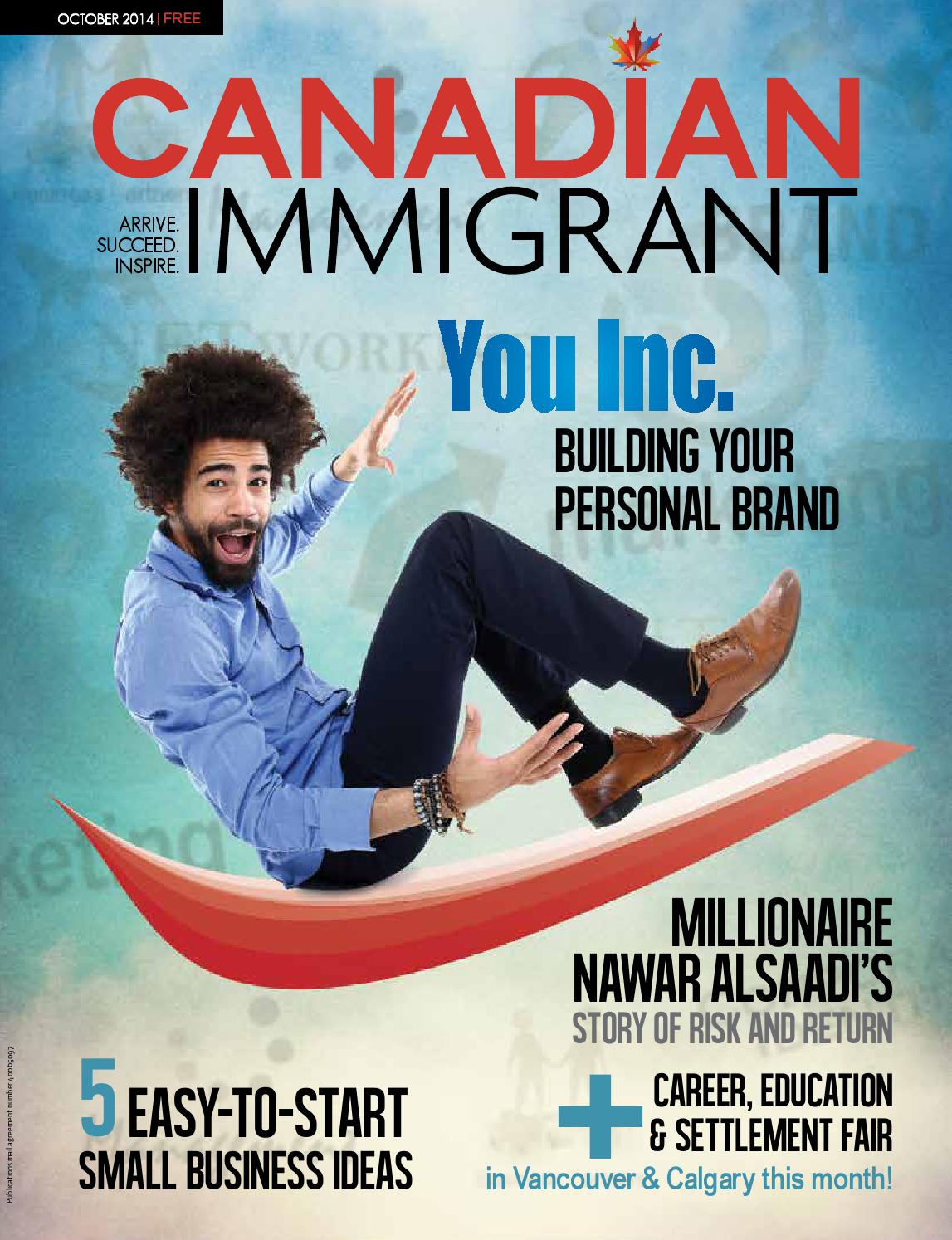 Canadian Immigrant Magazine October 2014 Issue by Canadian Immigrant ...