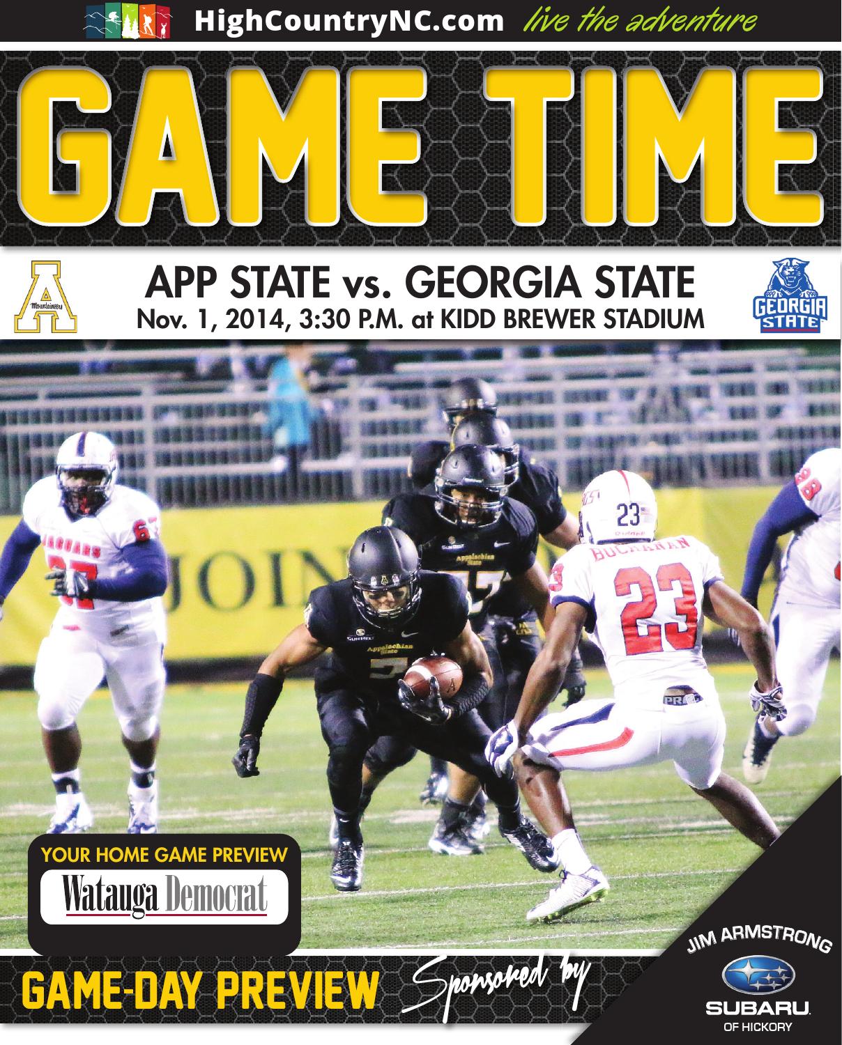 ASU Game Time - ASU vs Georgia State by Mountain Times Publications - Issuu