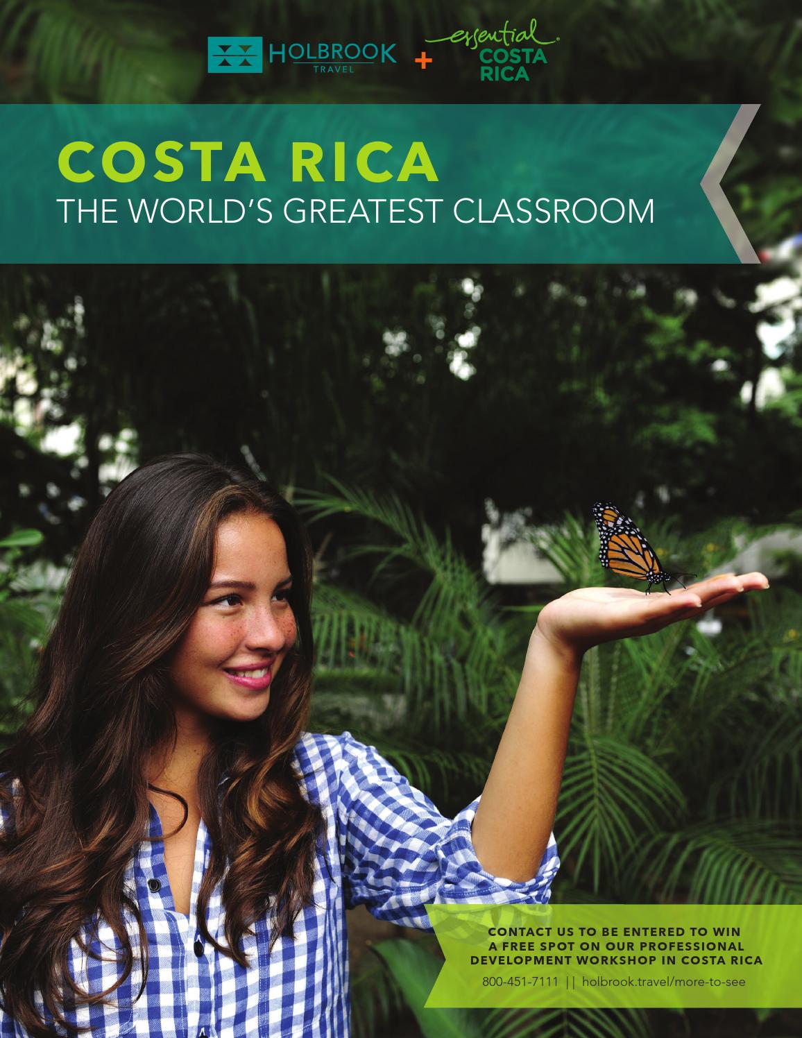 Costa Rica: The World's Greatest Classroom by Holbrook Travel - Issuu