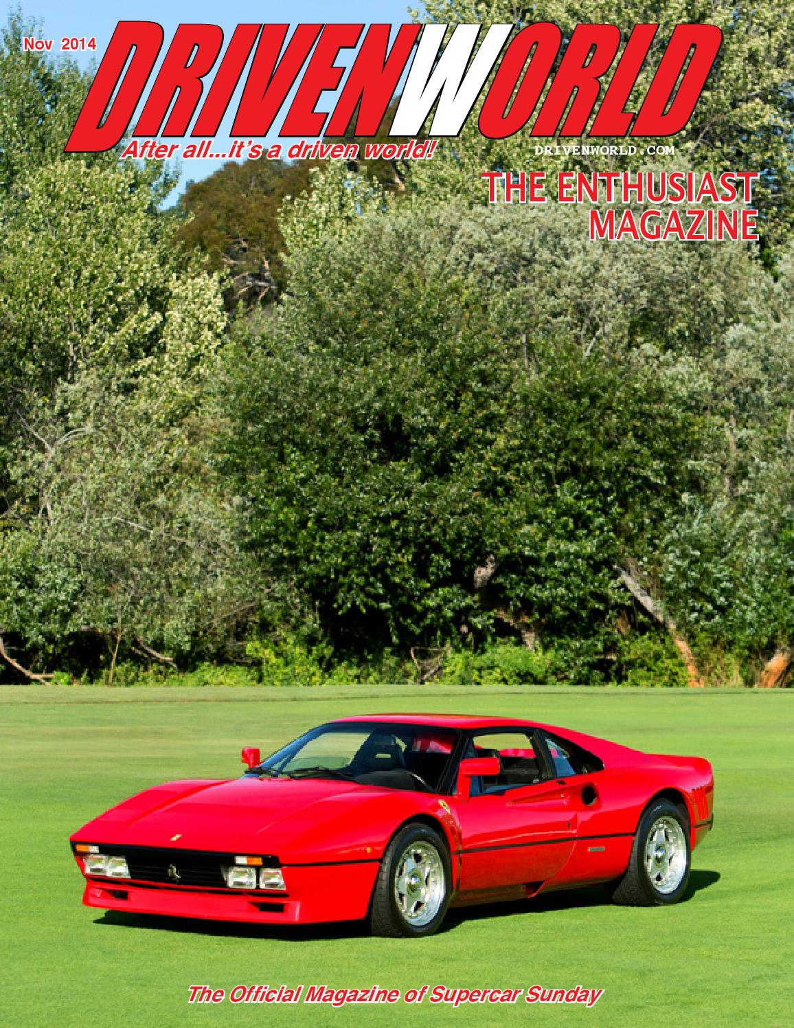 November 2014 Issuu of Driven World Magazine by Driven World Magazine ...