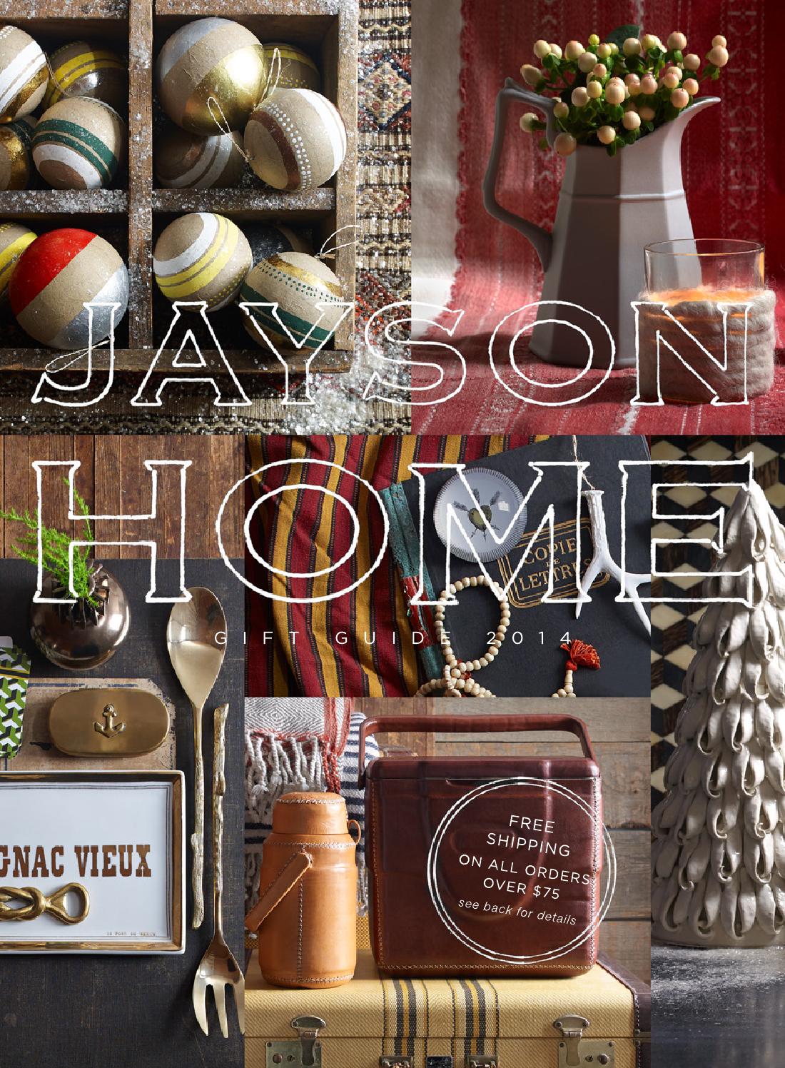 Jayson Home Gift Guide 2014 by Jayson Home - Issuu
