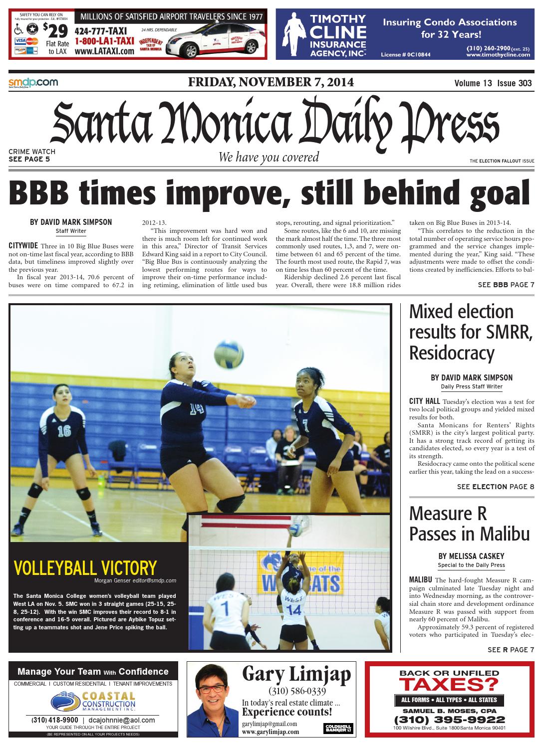 Santa Monica Daily Press, November 7, 2014 by Santa Monica Daily Press ...