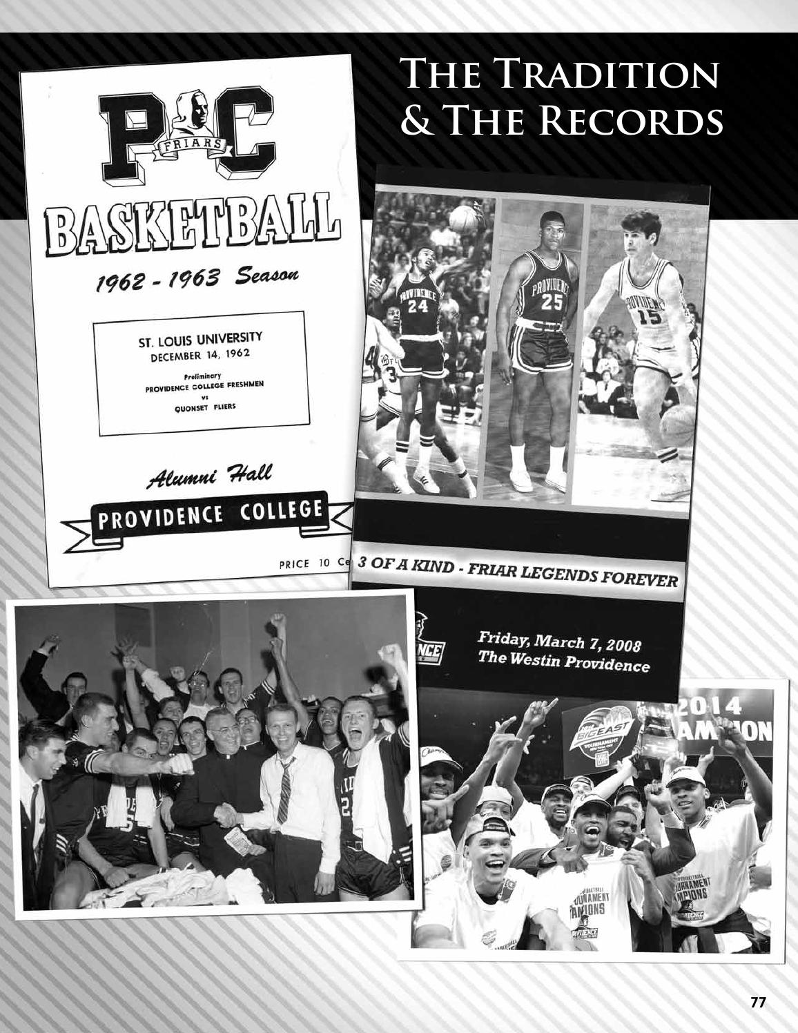 Men's Basketball Media Guide 14-5 (4 of 10) by Providence College - Issuu