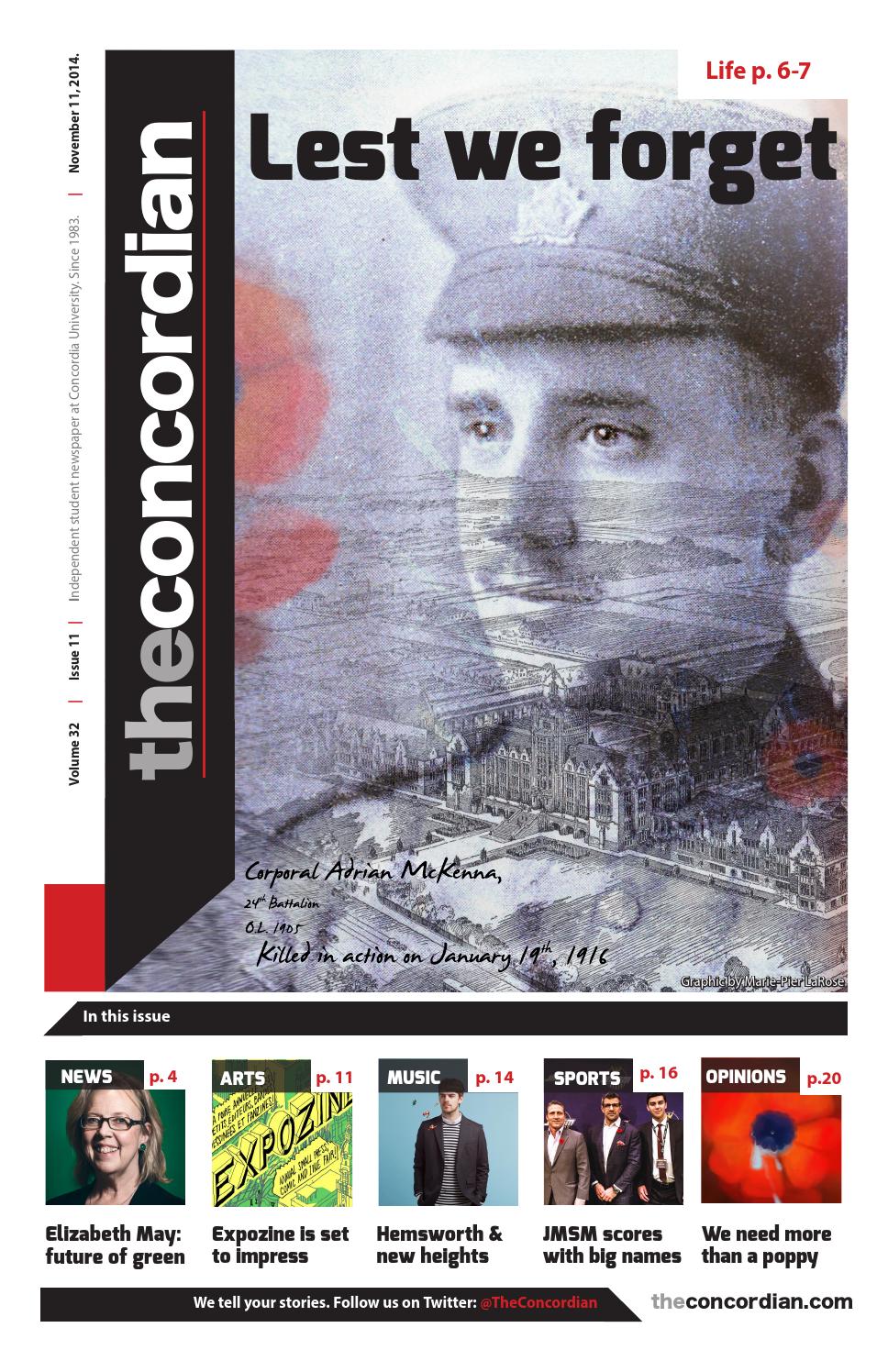 The Concordian Fall 2014 Issue 11 by The Concordian - Issuu