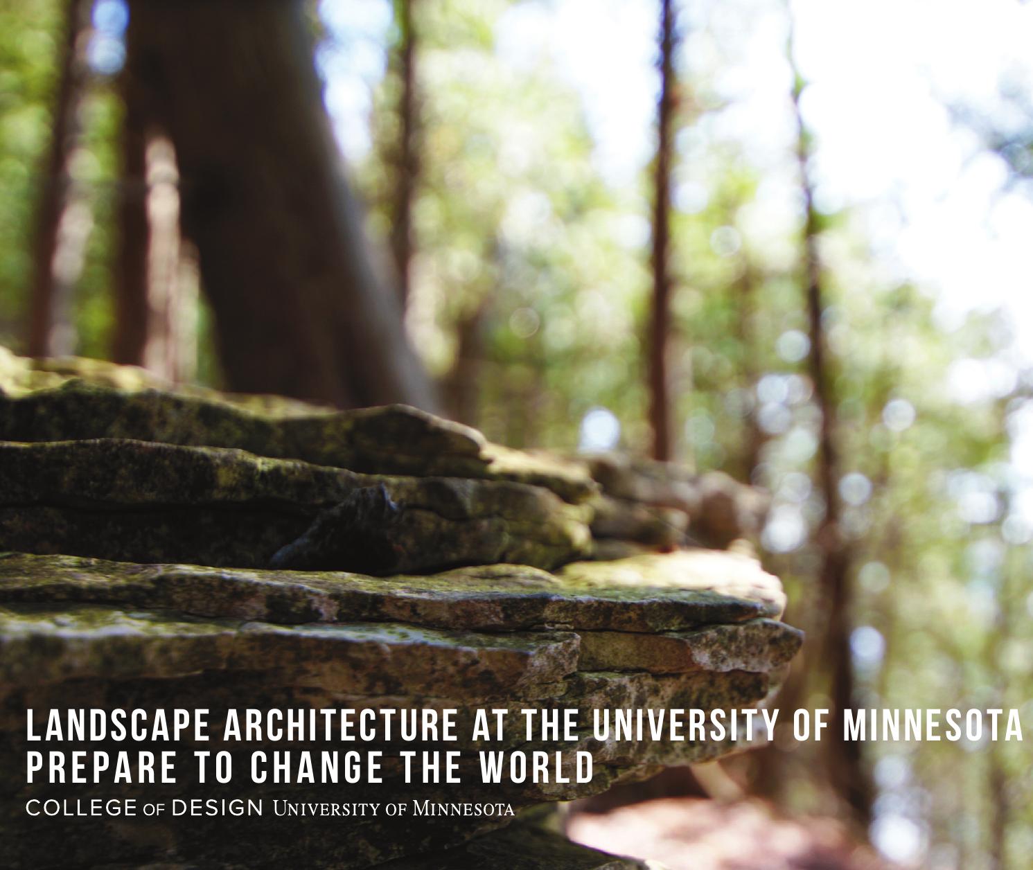 Landscape Architecture at the University of Minnesota by University of ...