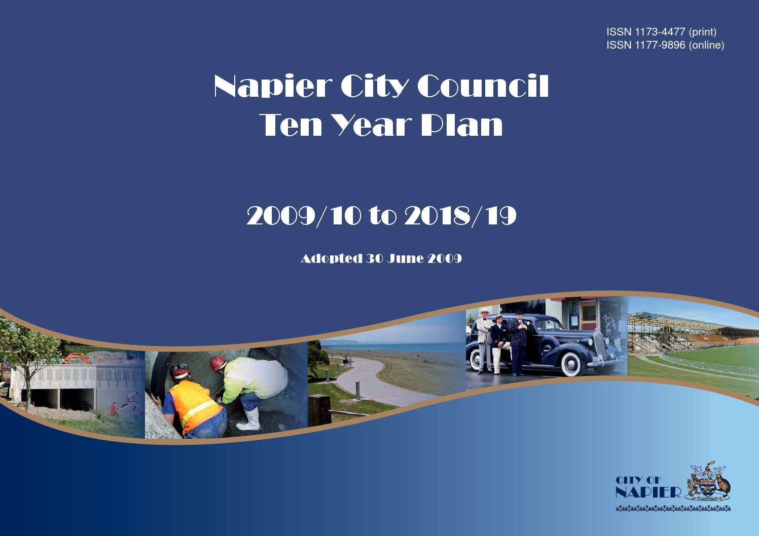 Napier City Council Ten Year Plan 2009/10 - 2018/19 by Napier City ...